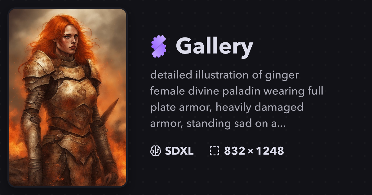 "detailed illustration of ginger femal..." | Gallery | Stablecog