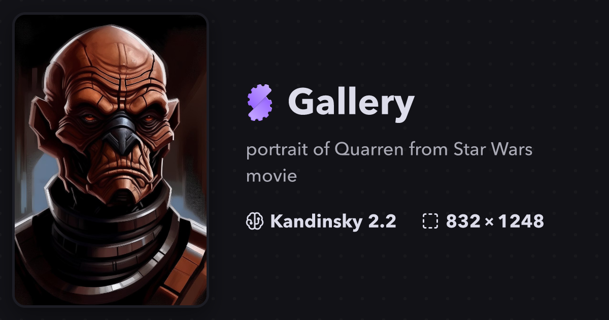 "portrait of Quarren from Star Wars movie" | Gallery | Stablecog