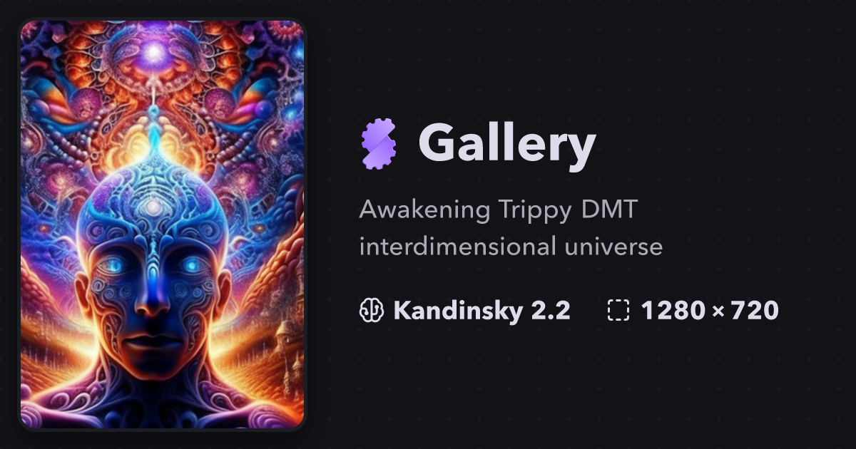 "Awakening Trippy DMT interdimensional..." | Gallery | Stablecog