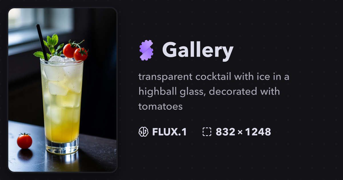 "transparent cocktail with ice in a hi..." | Gallery | Stablecog