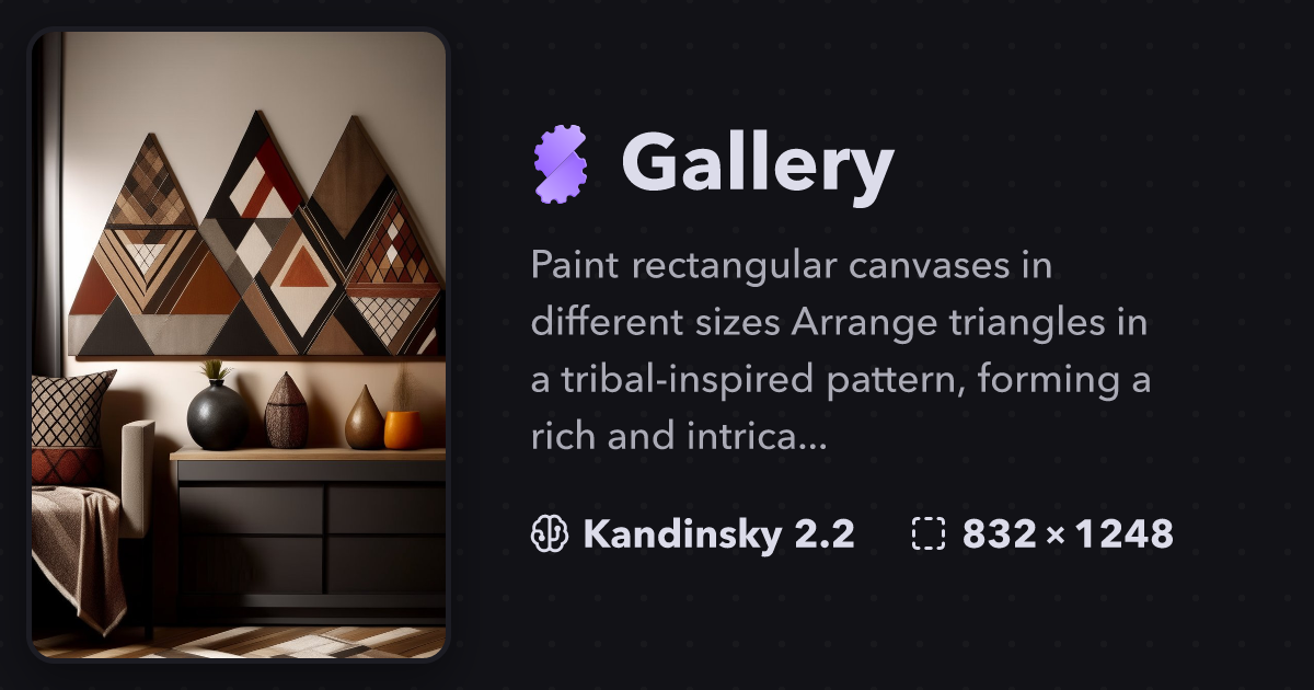 Paint rectangular canvases in different sizes Arra... | Gallery