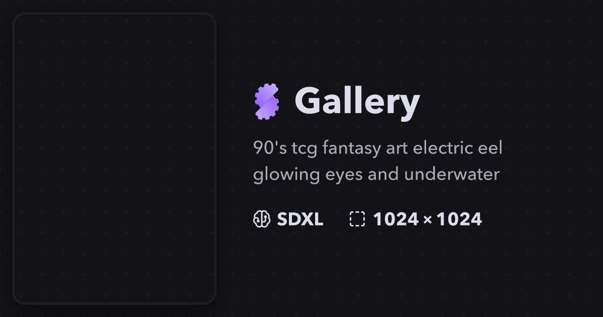 "90's tcg fantasy art electric eel glo..." | Gallery | Stablecog