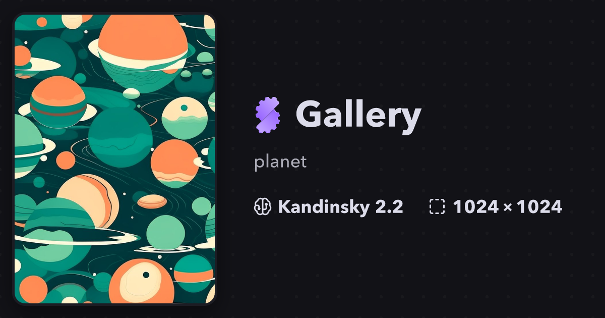 "planet" | Gallery | Stablecog
