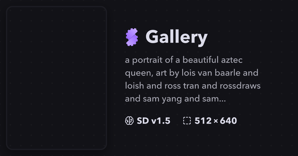 "a portrait of a beautiful aztec queen..." | Gallery | Stablecog