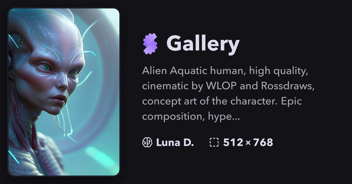 "Alien Aquatic human, high quality, ci..." | Gallery | Stablecog