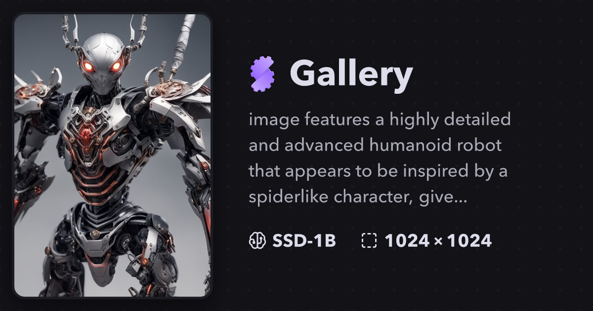 "image features a highly detailed and adv..." | Gallery | Stablecog