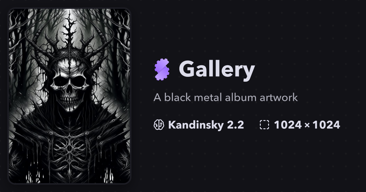 "A black metal album artwork" | Gallery | Stablecog