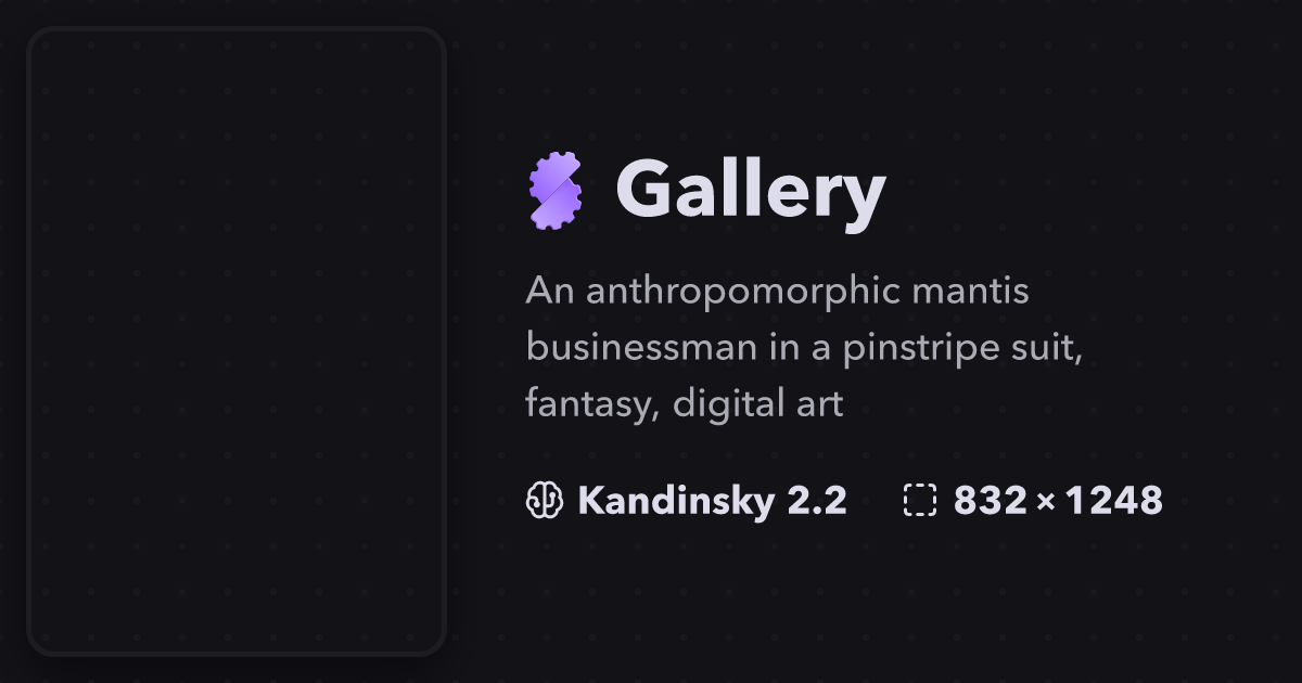 "An anthropomorphic mantis businessman..." | Gallery | Stablecog