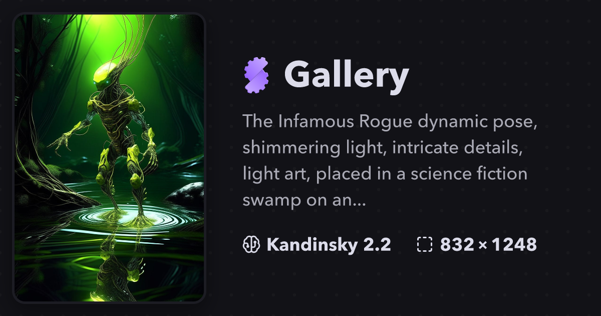 "The Infamous Rogue dynamic pose, shim..." | Gallery | Stablecog