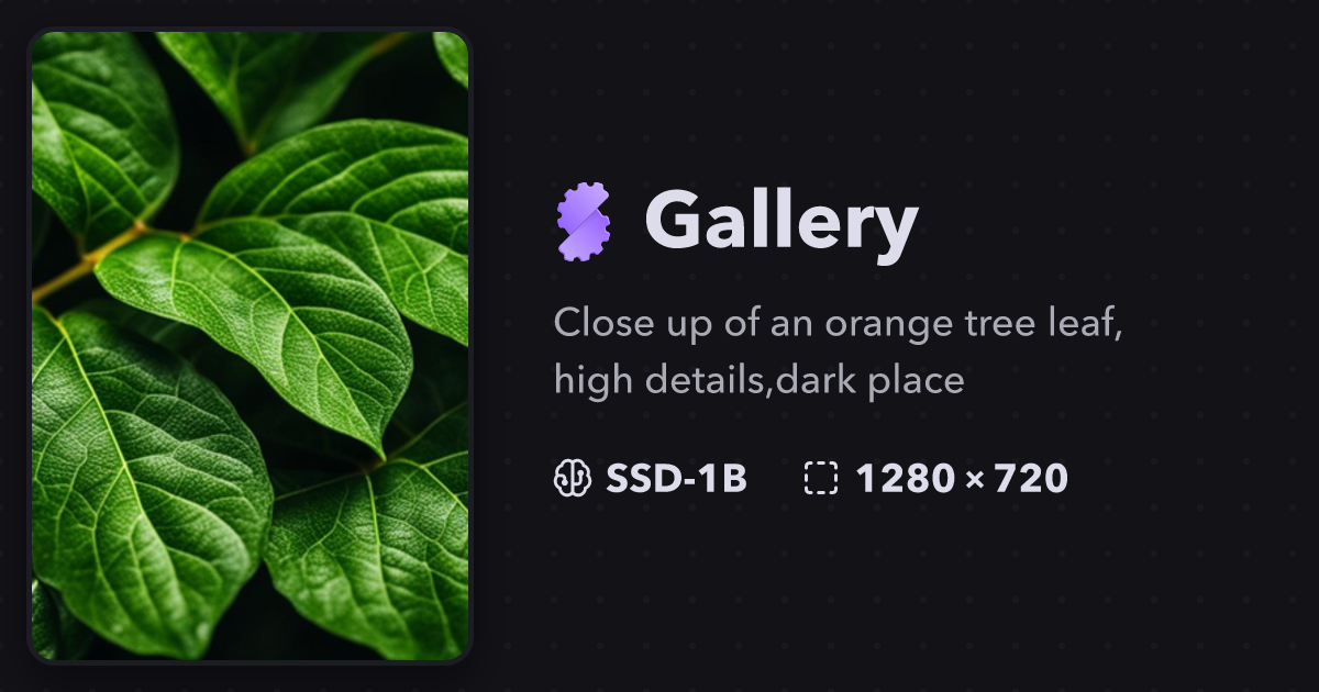 "Close up of an orange tree leaf, high..." | Gallery | Stablecog