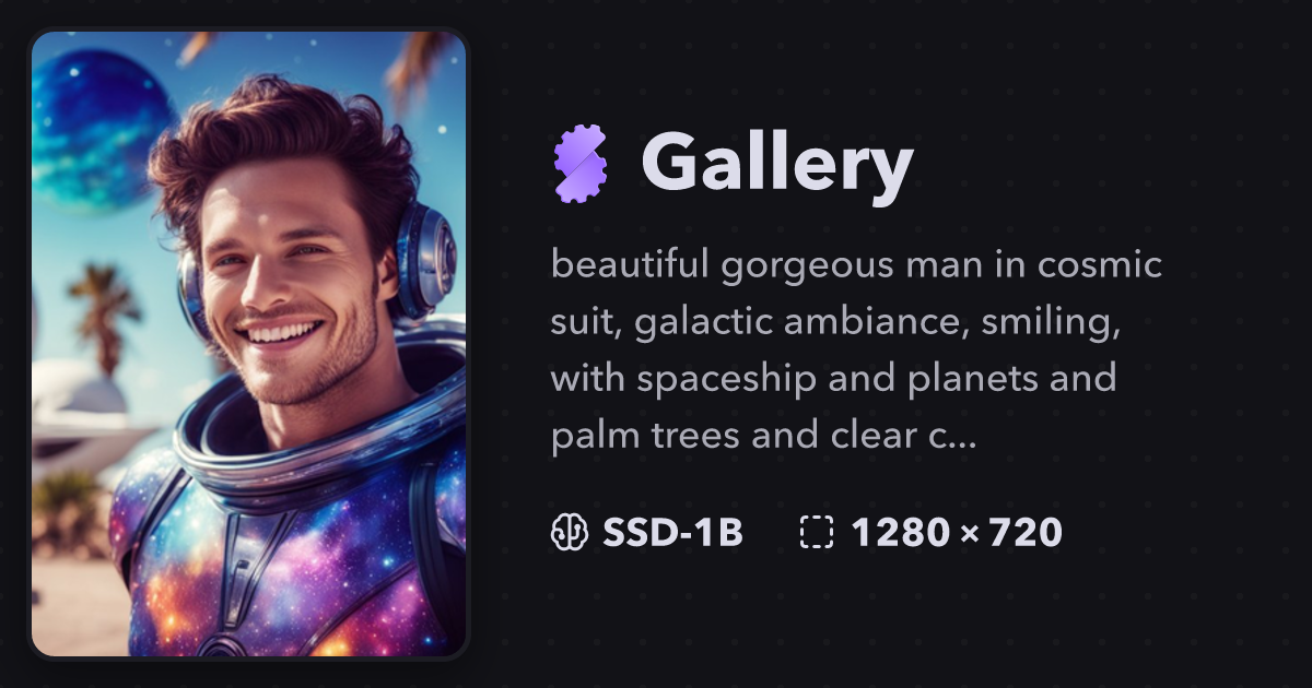 "beautiful gorgeous man in cosmic suit..." | Gallery | Stablecog