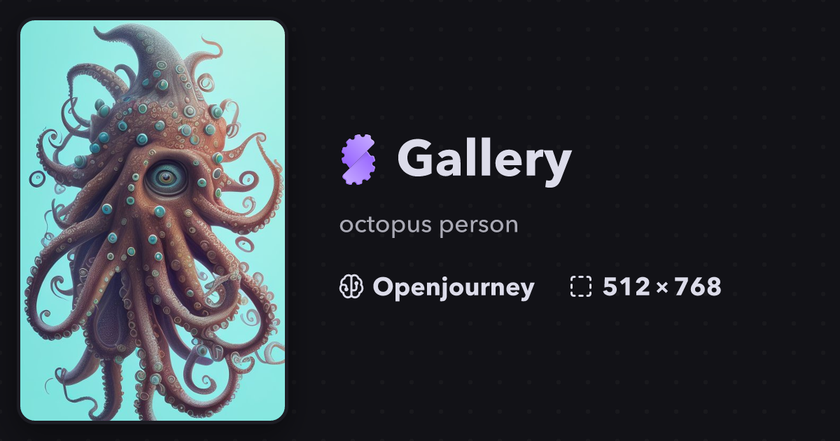 "octopus person" | Gallery | Stablecog