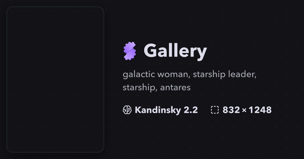 "galactic woman, starship leader, star..." | Gallery | Stablecog