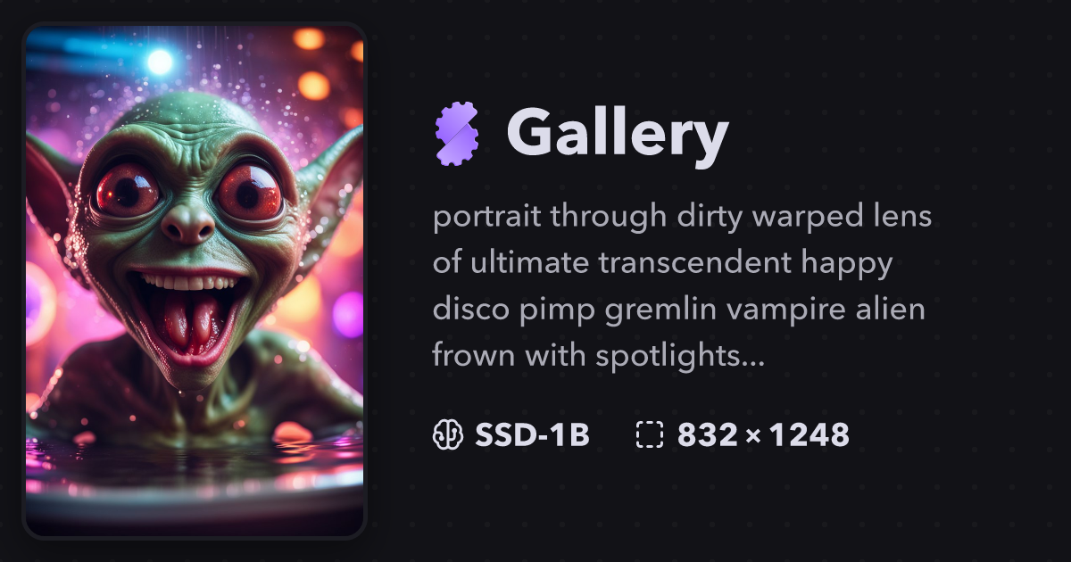 "portrait through dirty warped lens of..." | Gallery | Stablecog