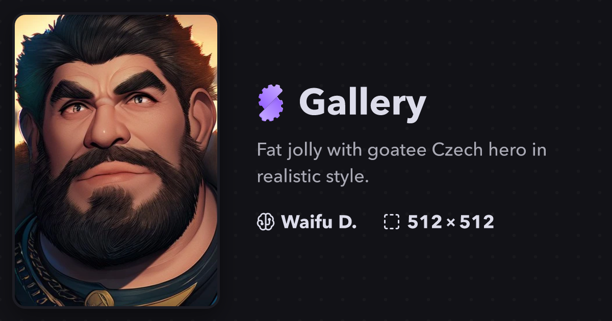 "Fat jolly with goatee Czech hero in r..." | Gallery | Stablecog