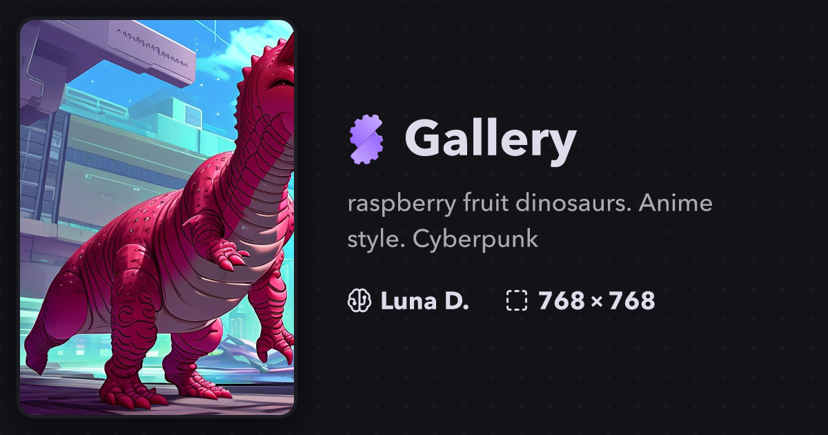 "raspberry fruit dinosaurs. Anime style. ..." | Gallery | Stablecog