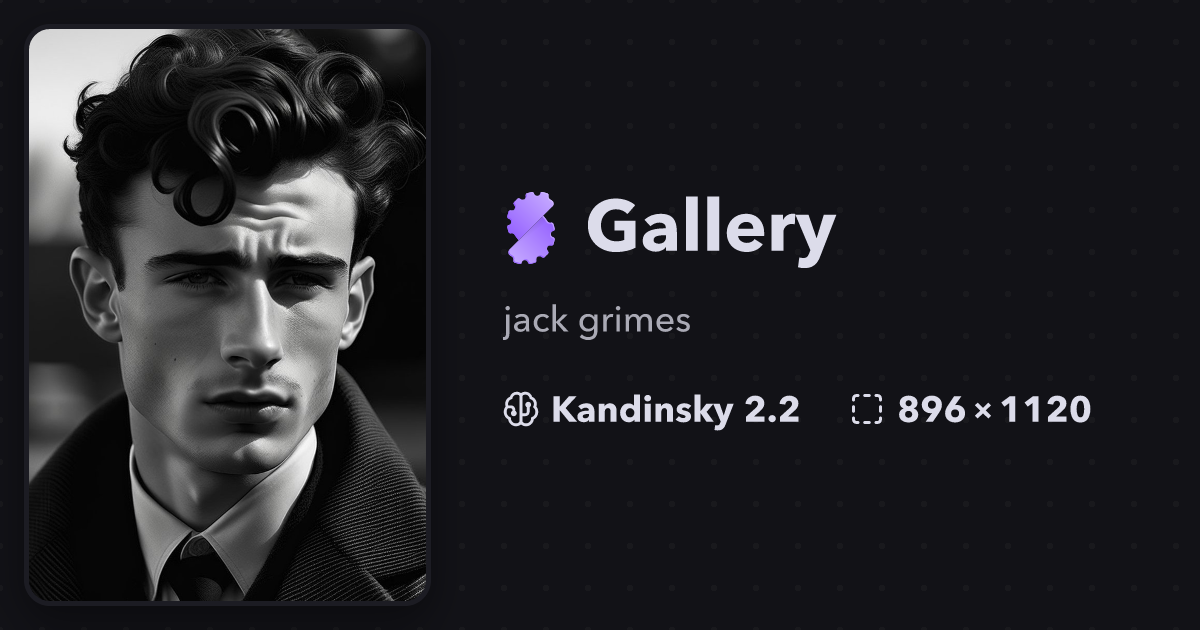 "jack grimes" | Gallery | Stablecog