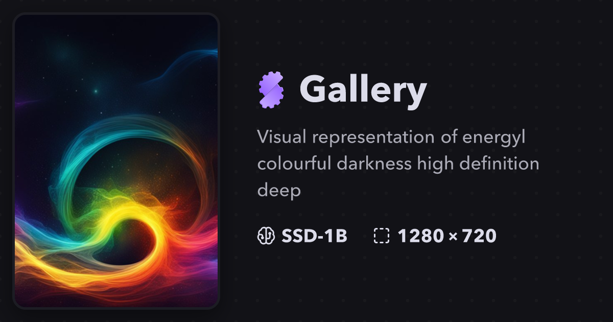 "Visual representation of energyl colourf..." | Gallery | Stablecog