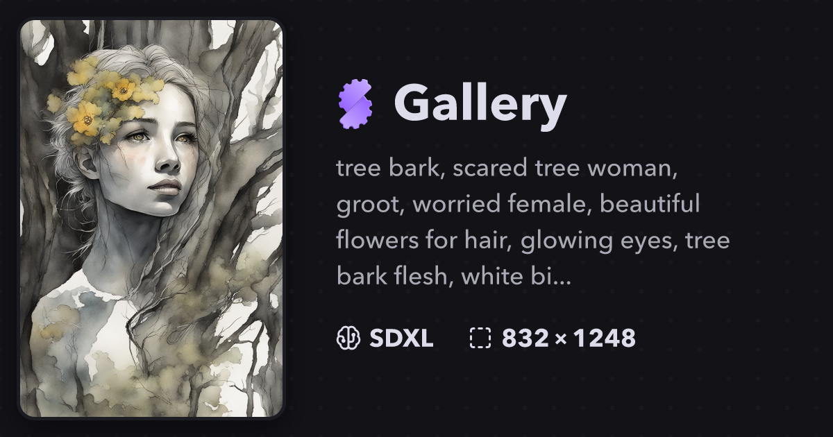 Tree bark, scared tree woman, groot, worried femal... | Gallery