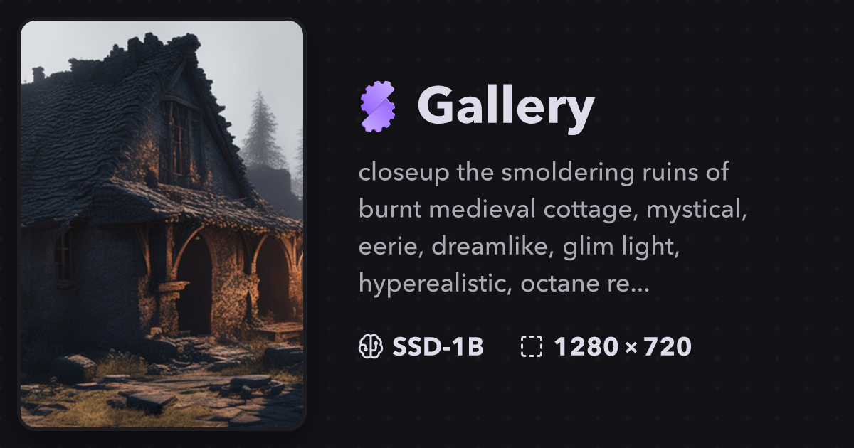 "closeup the smoldering ruins of burnt..." | Gallery | Stablecog