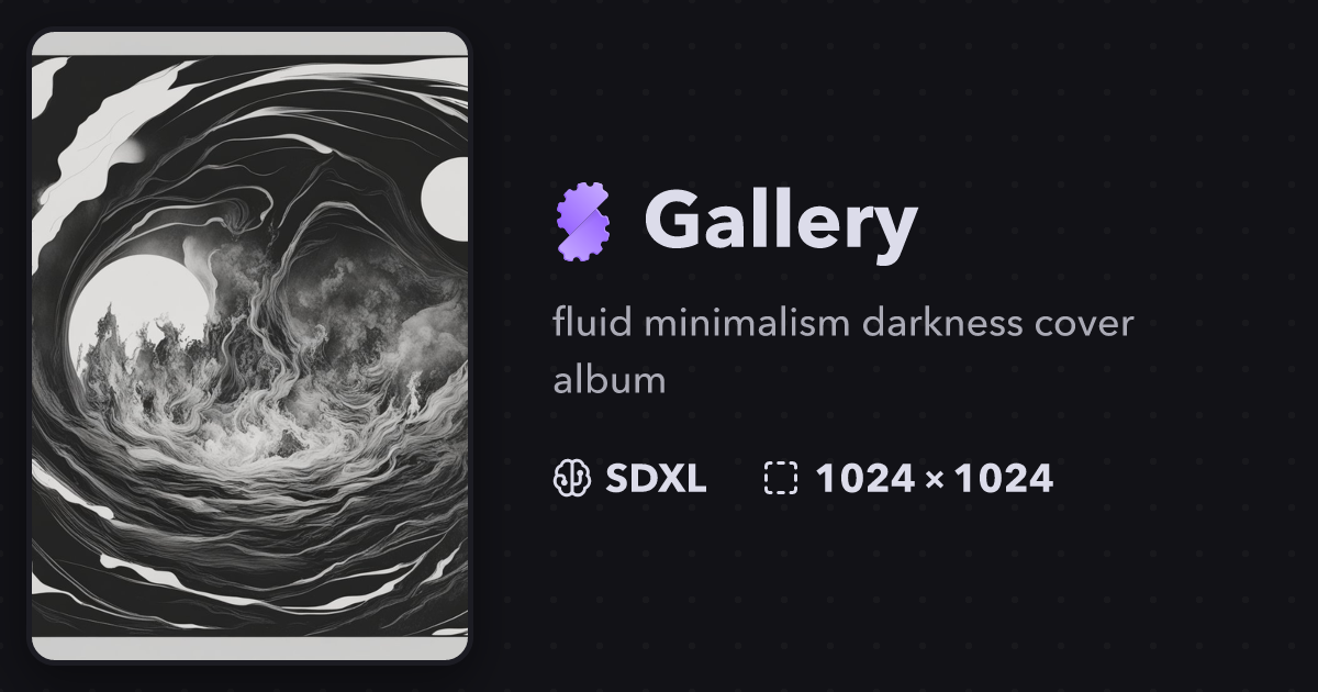 "fluid minimalism darkness cover album" | Gallery | Stablecog