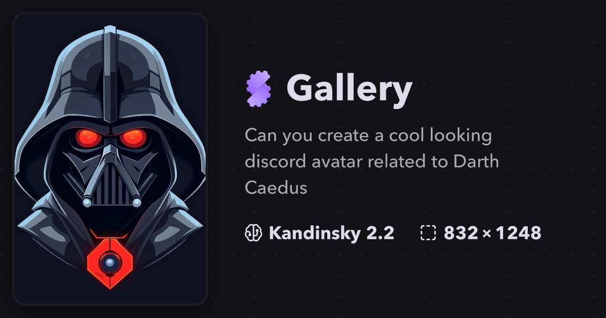 "Can you create a cool looking discord..." | Gallery | Stablecog