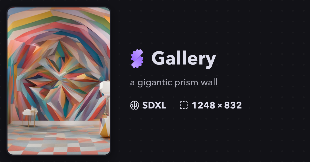A gigantic prism wall | Gallery
