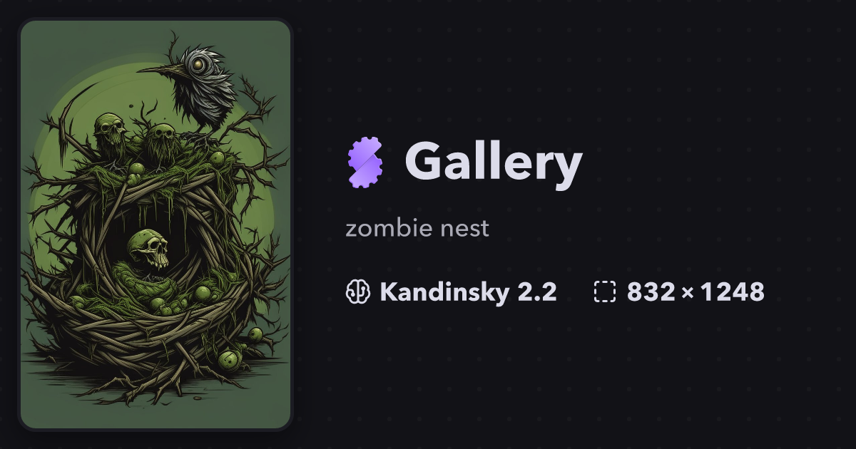 "zombie nest" | Gallery | Stablecog
