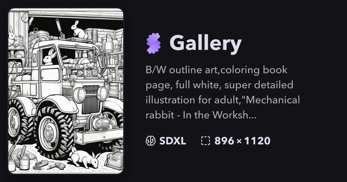 "B/W outline art,coloring book page, f..." | Gallery | Stablecog