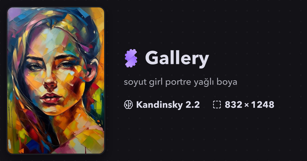 "soyut girl portre yağlı boya" | Gallery | Stablecog