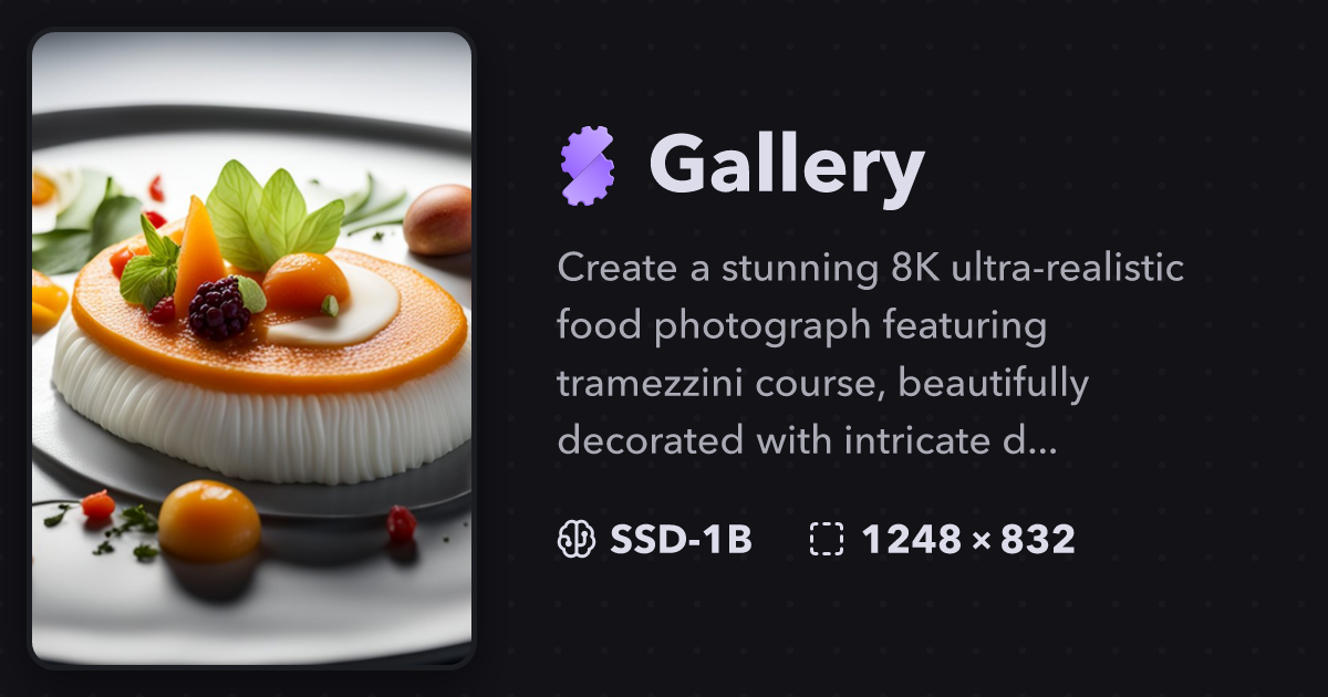 "Create a stunning 8K ultra-realistic foo..." | Gallery | Stablecog