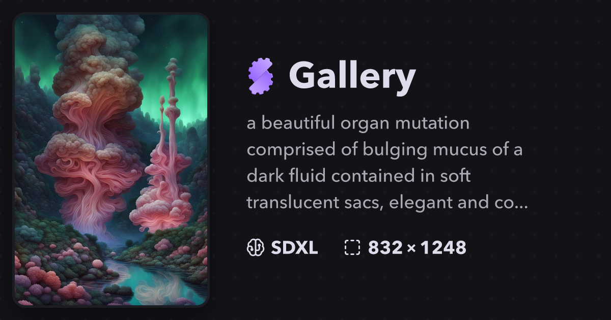 "a beautiful organ mutation comprised ..." | Gallery | Stablecog
