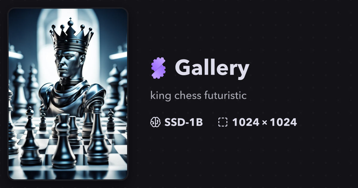 King chess futuristic | Gallery