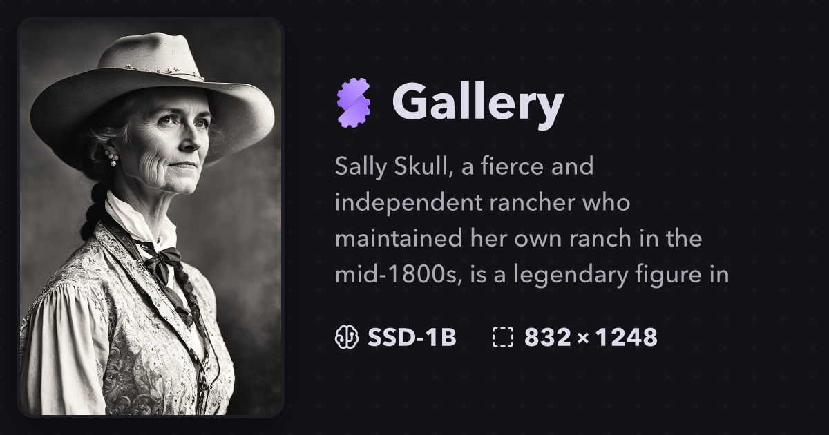"Sally Skull, a fierce and independent..." | Gallery | Stablecog