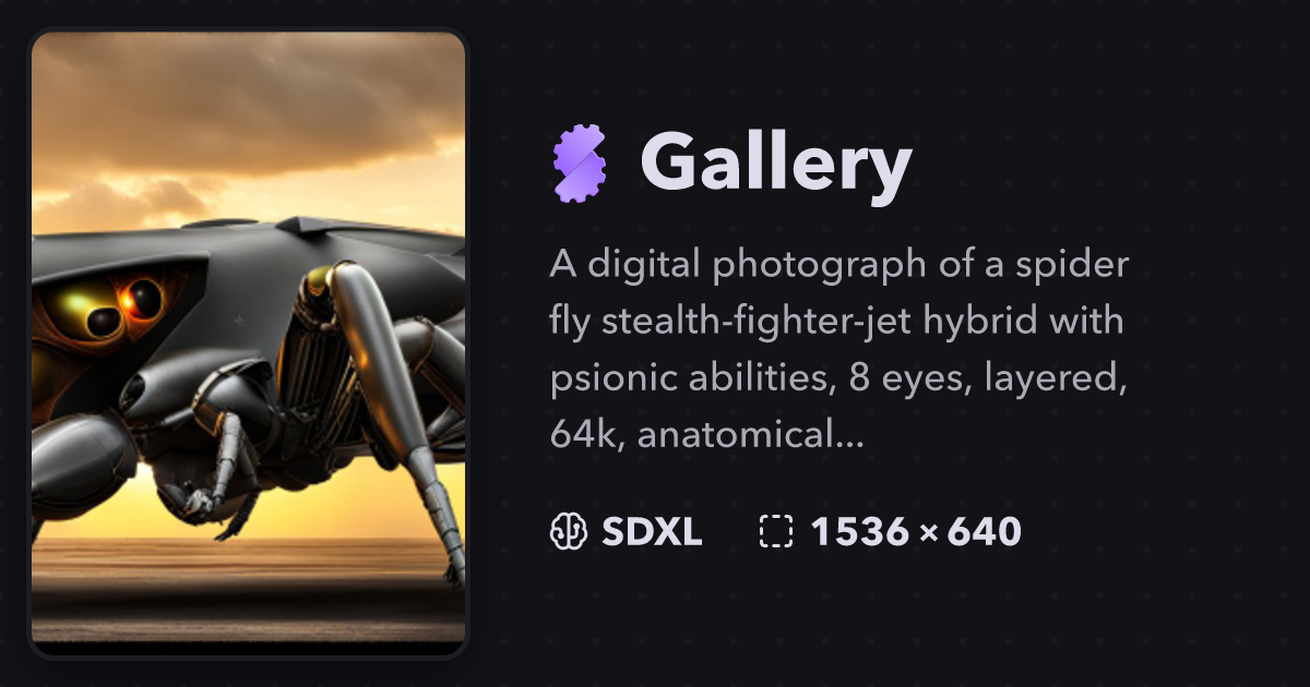 "A digital photograph of a spider fly ..." | Gallery | Stablecog