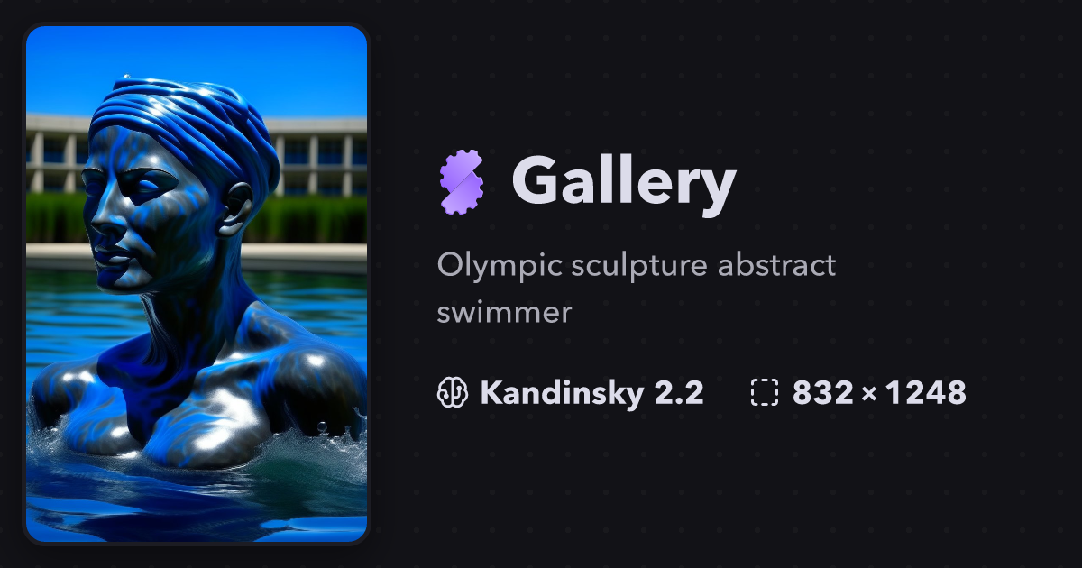 "Olympic sculpture abstract swimmer" | Gallery | Stablecog