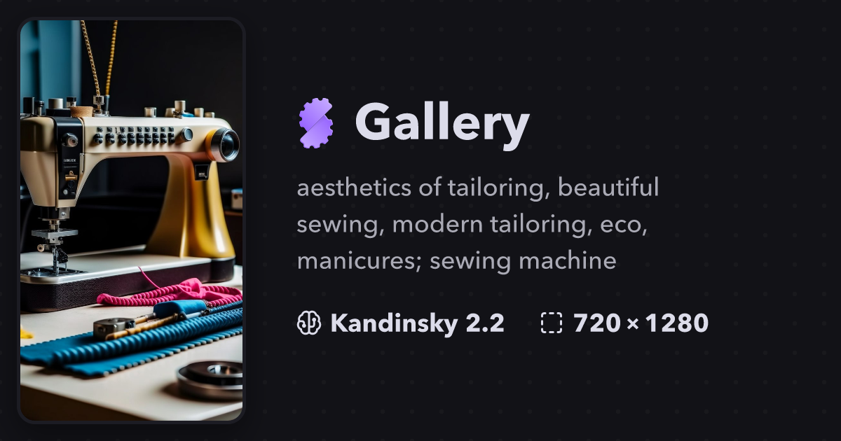 "aesthetics of tailoring, beautiful se..." | Gallery | Stablecog