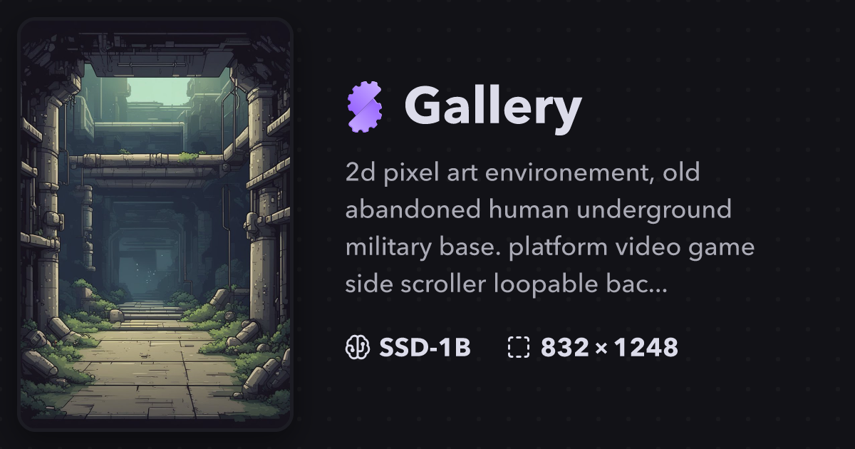 "2d pixel art environement, old abando..." | Gallery | Stablecog