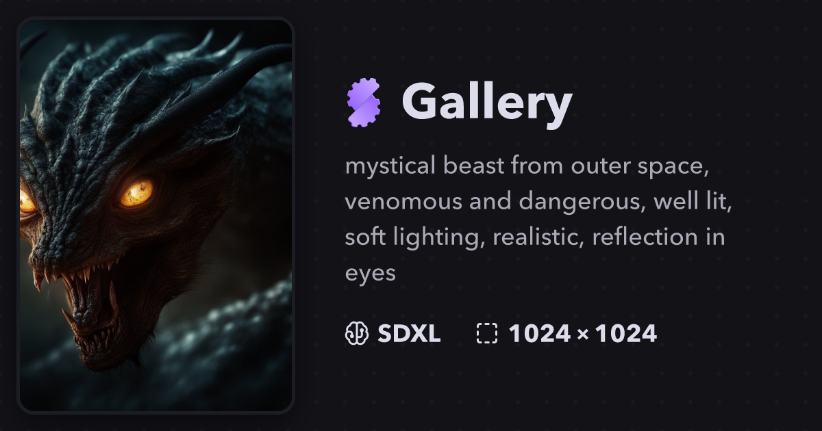 "mystical beast from outer space, veno..." | Gallery | Stablecog