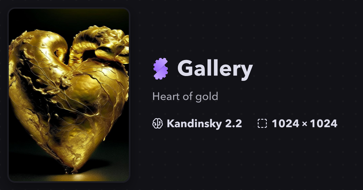 Heart of gold | Gallery