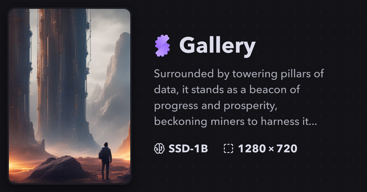 "Surrounded by towering pillars of dat..." | Gallery | Stablecog