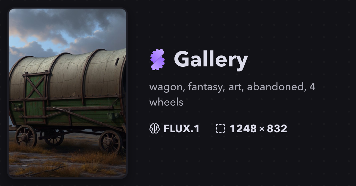 "wagon, fantasy, art, abandoned, 4 wheels" | Gallery | Stablecog