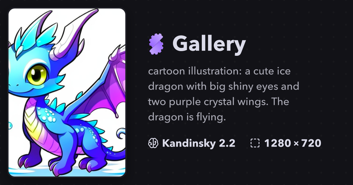 "cartoon illustration: a cute ice drag..." | Gallery | Stablecog