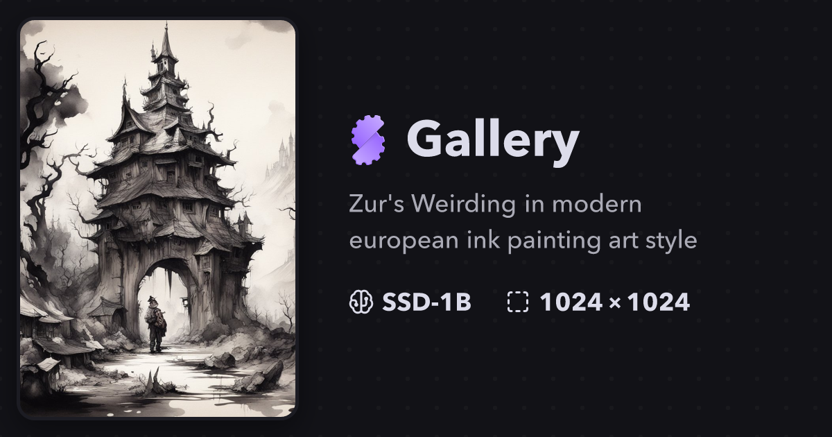 "Zur's Weirding in modern european ink pa..." | Gallery | Stablecog