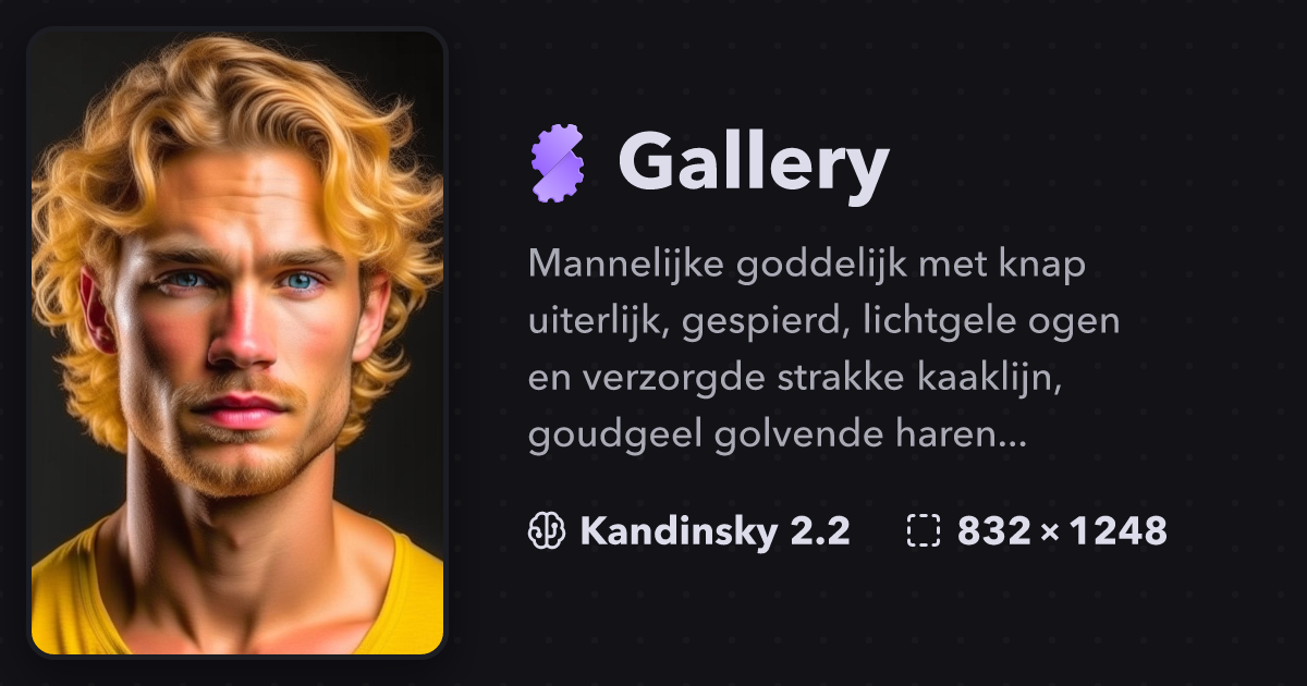 "Mannelijke goddelijk met knap uiterli..." | Gallery | Stablecog