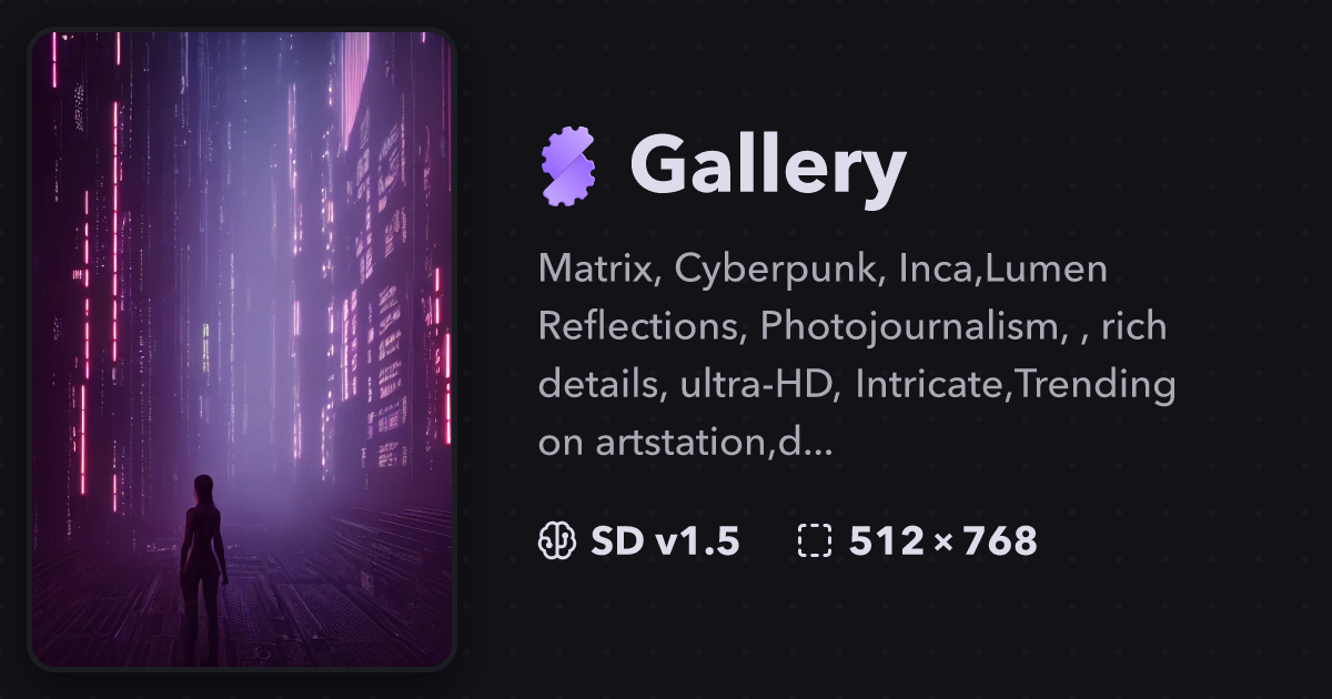"Matrix, Cyberpunk, Inca,Lumen Reflect..." | Gallery | Stablecog