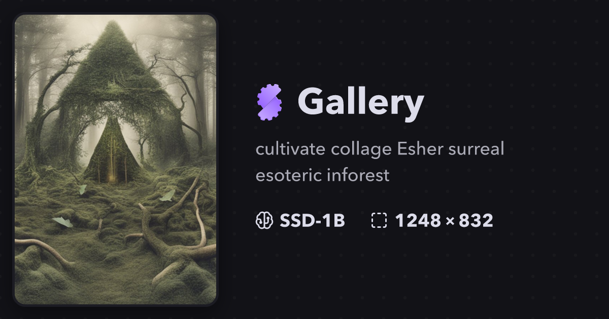 "cultivate collage Esher surreal esote..." | Gallery | Stablecog