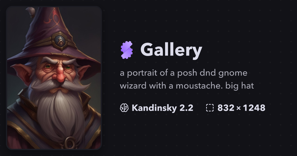 "a portrait of a posh dnd gnome wizard..." | Gallery | Stablecog