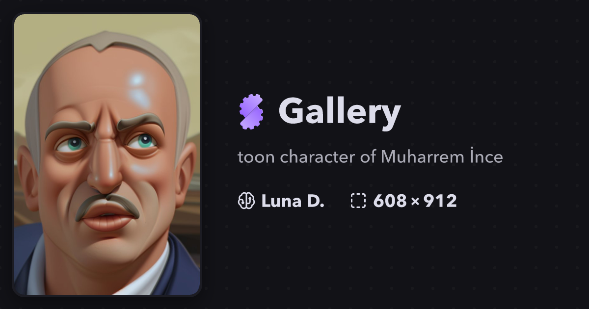 "toon character of Muharrem İnce" | Gallery | Stablecog