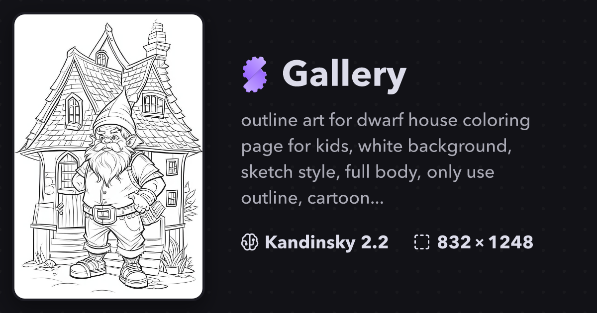 "outline art for dwarf house coloring ..." | Gallery | Stablecog